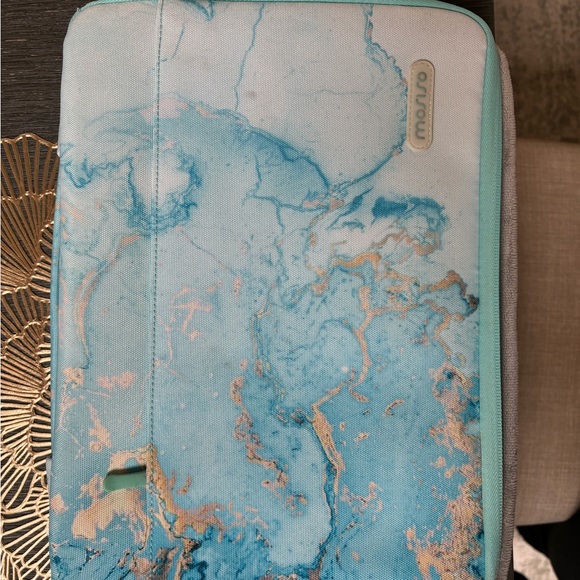 Other | Aqua Blue Laptop Case For A 13in Macbook All Types Marble ...